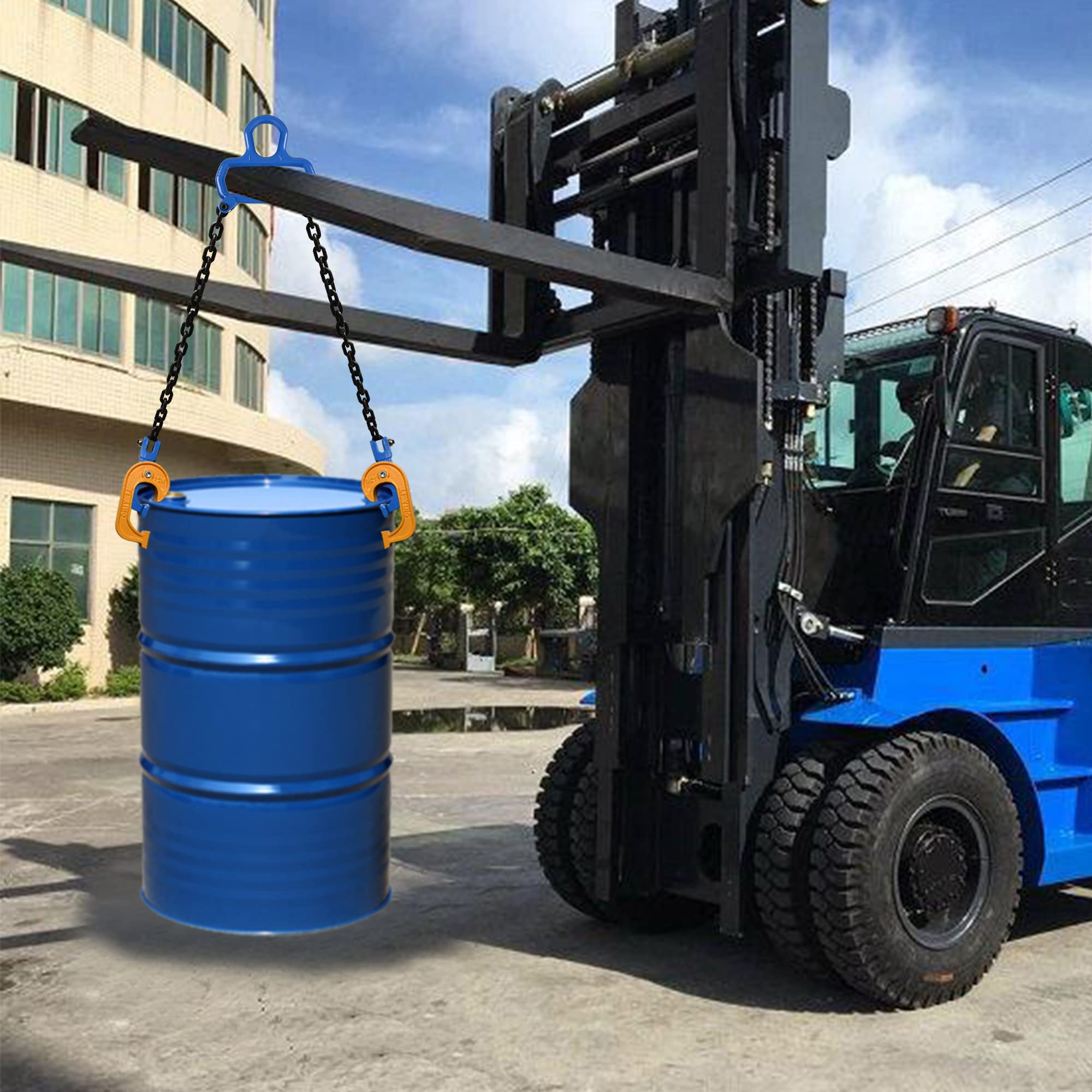 Mua lukar Upgraded Chain Drum Lifter 55 Gallon Drum Lifter Clamp Drum ...