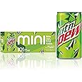 Amazon.com: Mountain Dew Soda, Mini Cans, 7.5 Fl Oz (Pack of 10 ...