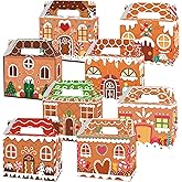 Amazon.com: Gift Boutique 24 Pack Christmas Treat Boxes Xmas Cardboard ...