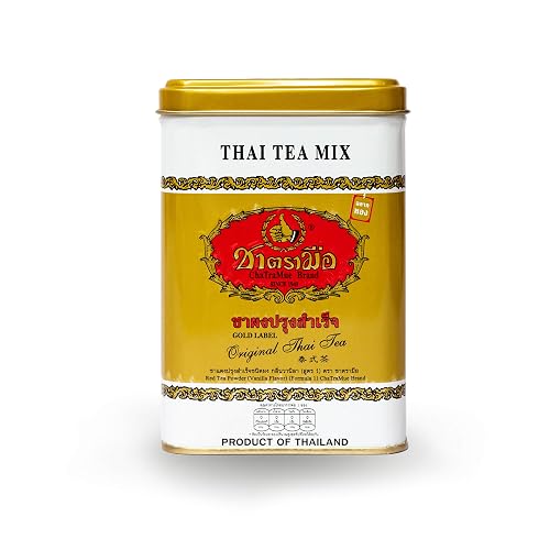 Number One Original ChaTraMue Thai Tea Mix for Boba, Hot, and Iced Tea ...