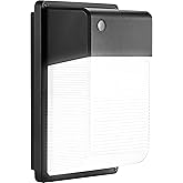 Lithonia Lighting 7" Mini LED Wall Pack Outdoor Light Fixture, 3-Way ...