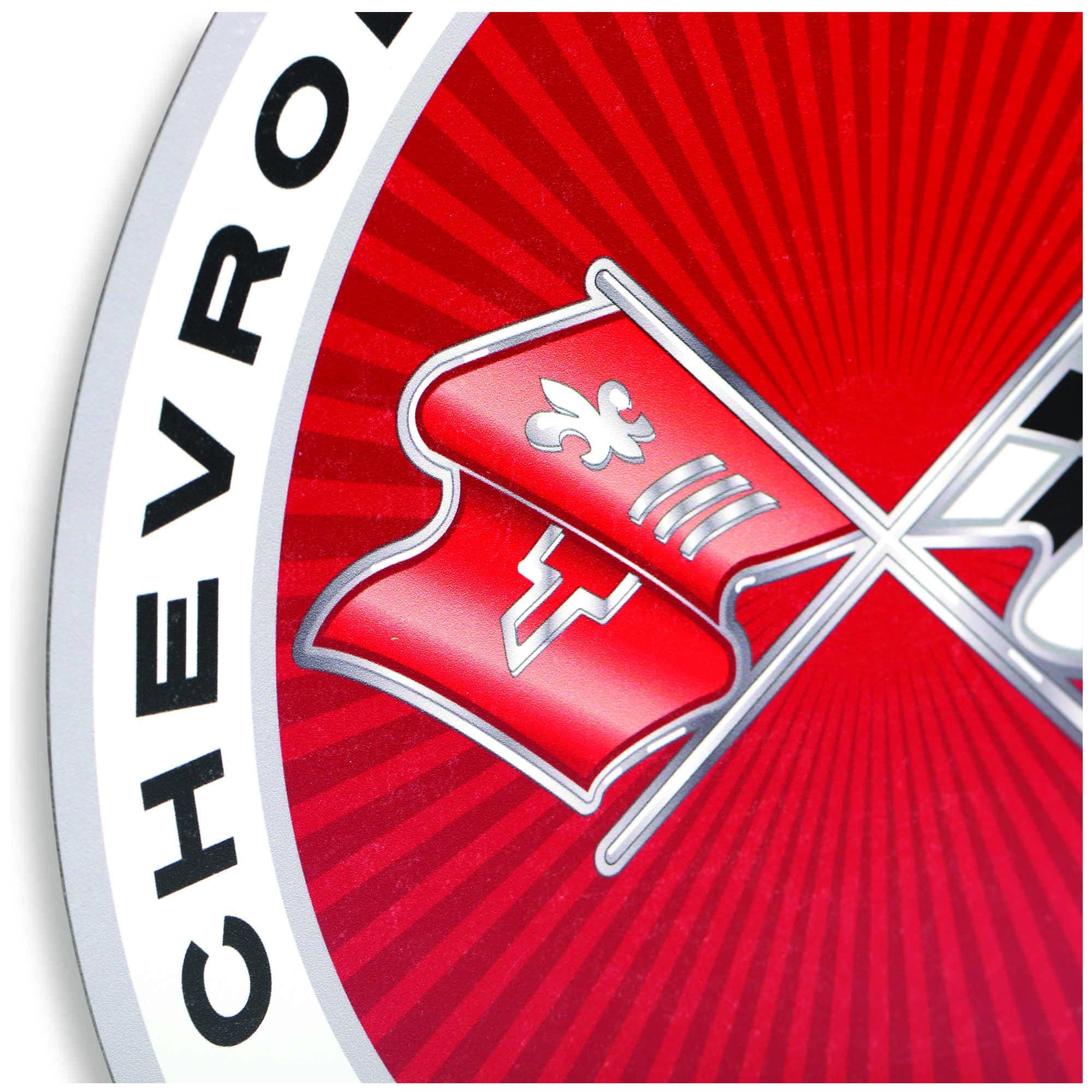 Mua Chevrolet Motor Division Corvette Logo Round Metal Sign - Classic ...
