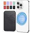Amazon.com: Miroddi for MagSafe Wallet, Genuine Leather Magnetic Wallet Card Holder for iPhone ...