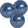 Amazon.com: DomeStar 3PCS Decorative Balls, Mosaic Glass Orbs ...