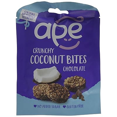 Buy Ape Snacks, Crunchy Coconut Bites - Chocolate (10 x 26g) Online at ...