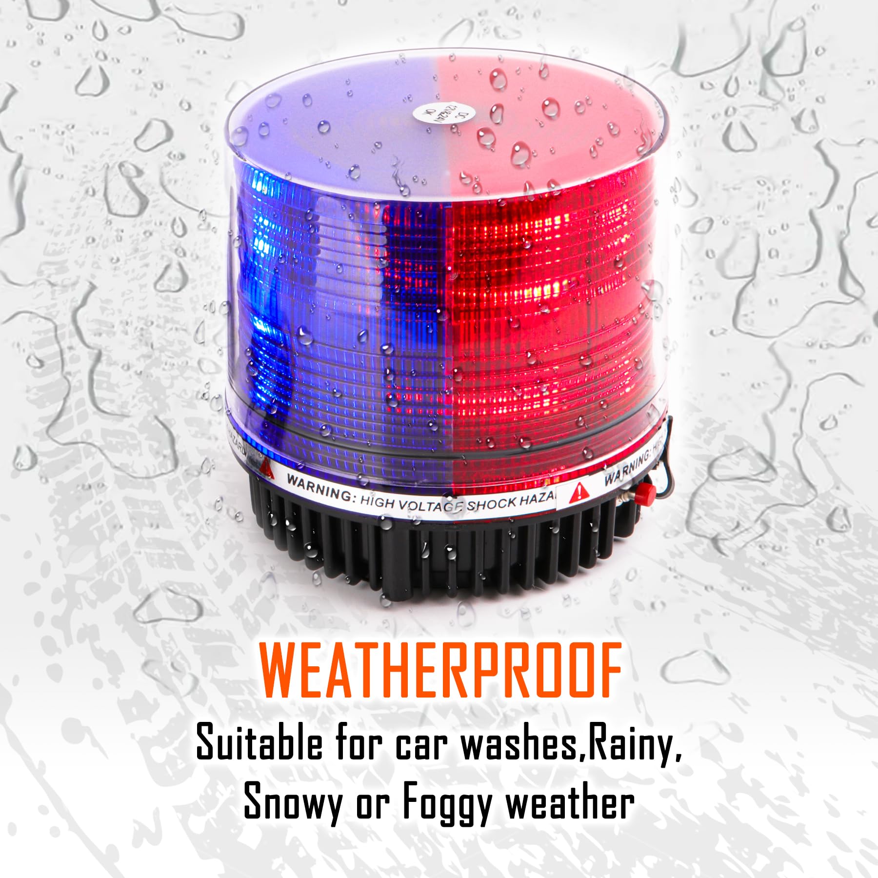 Mua LE-JX Red and Blue Wireless Rotating Beacon Led Strobe Warning ...