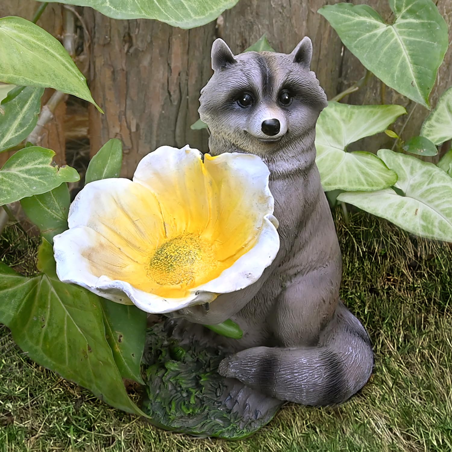 Juliahestia Raccoon Garden Decor Funny Statue Decorations for Outside ...