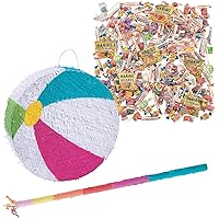 Amazon.com: Pool Party Beach Ball Piñata Kit, 208 Piece : Toys & Games