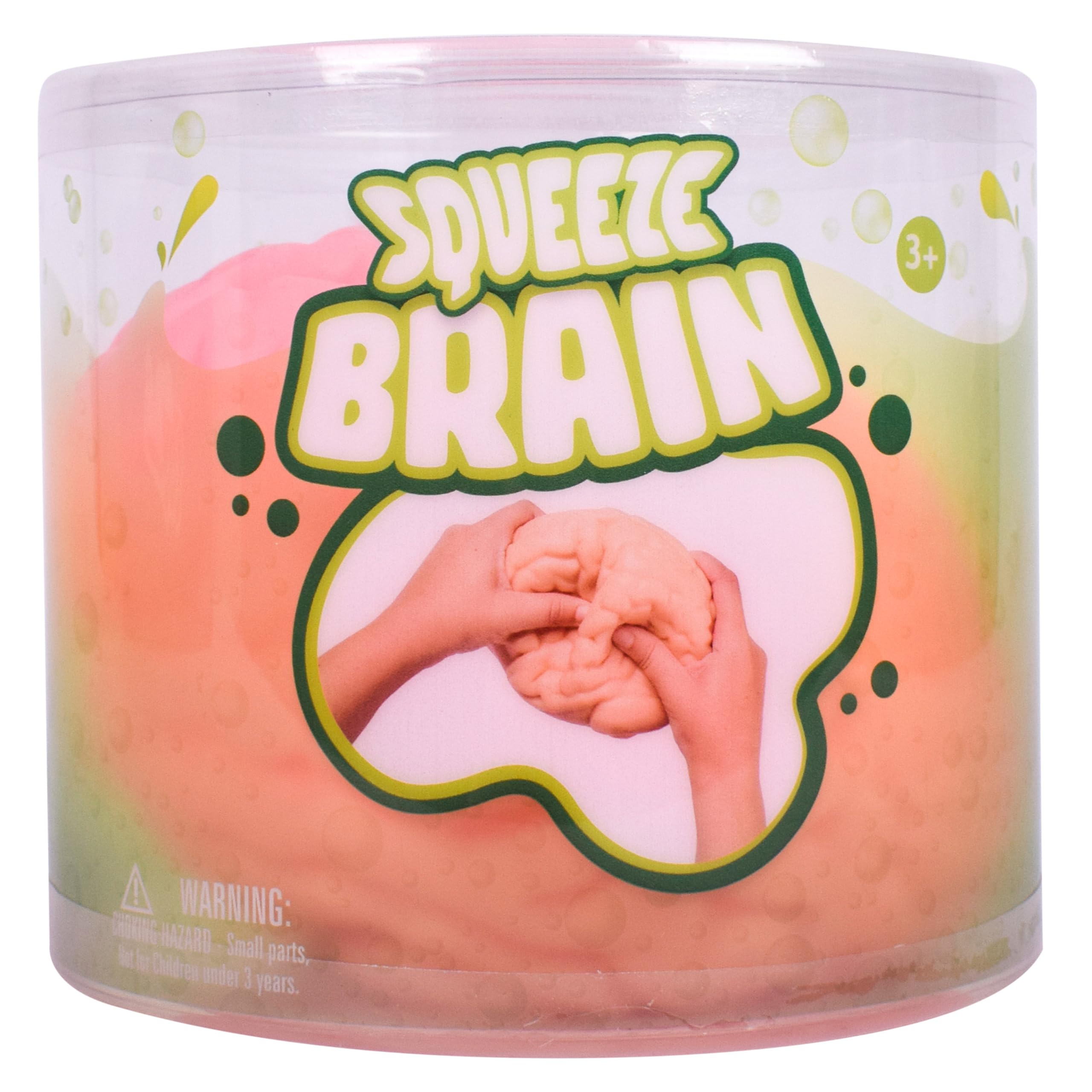Large Brain Squishy Squeeze Ball, Stress Relief Fidget Toy, Gag Gift ...
