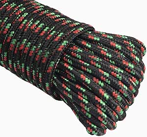 Amazon.com: MetaKit 100 ft. Diamond Braided Polypropylene Rope 1/4 Inch ...