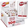 Amazon.com: Stopain Pain Relief Clinical Gel Packets, 100 Pack, Made in ...