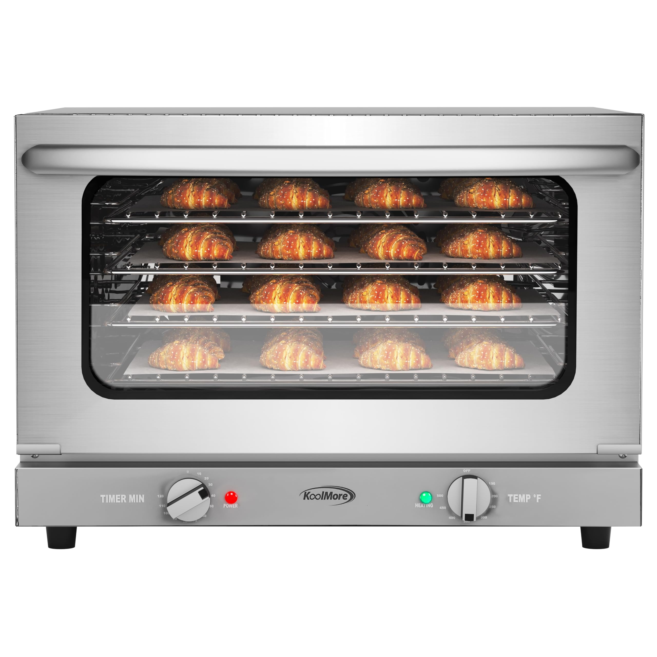 KoolMore 23 In Commercial Countertop Convection Oven For Half Size KoolMore 23 In Commercial Countertop Convection Oven For Half Size