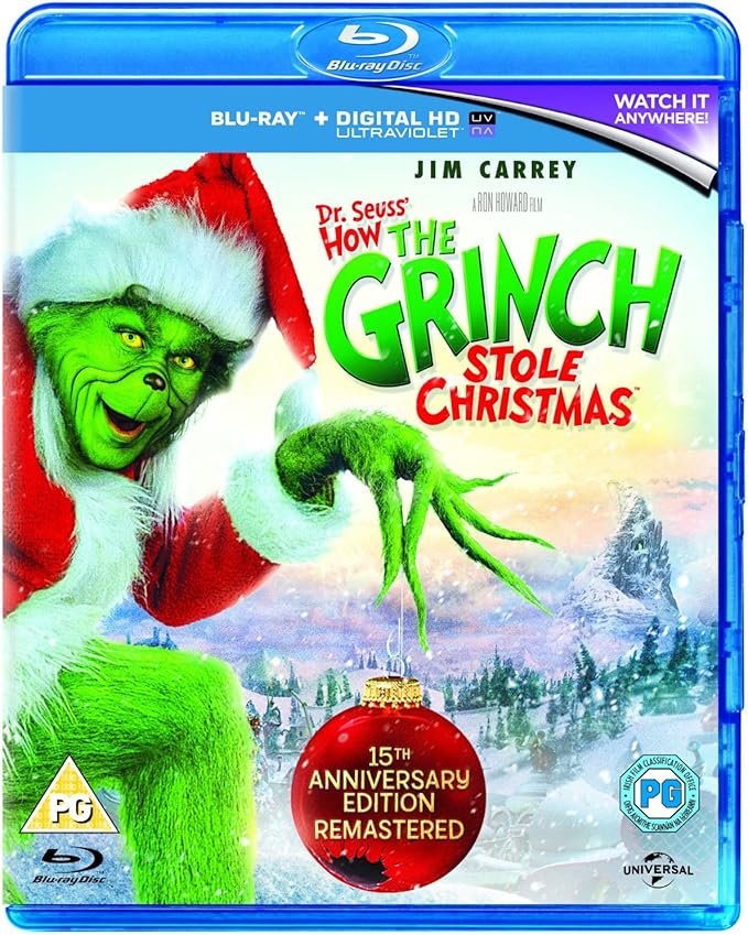 The Grinch [Blu-ray]: Amazon.ca: Jim Carrey, Jeffrey Tambor, Christine ...