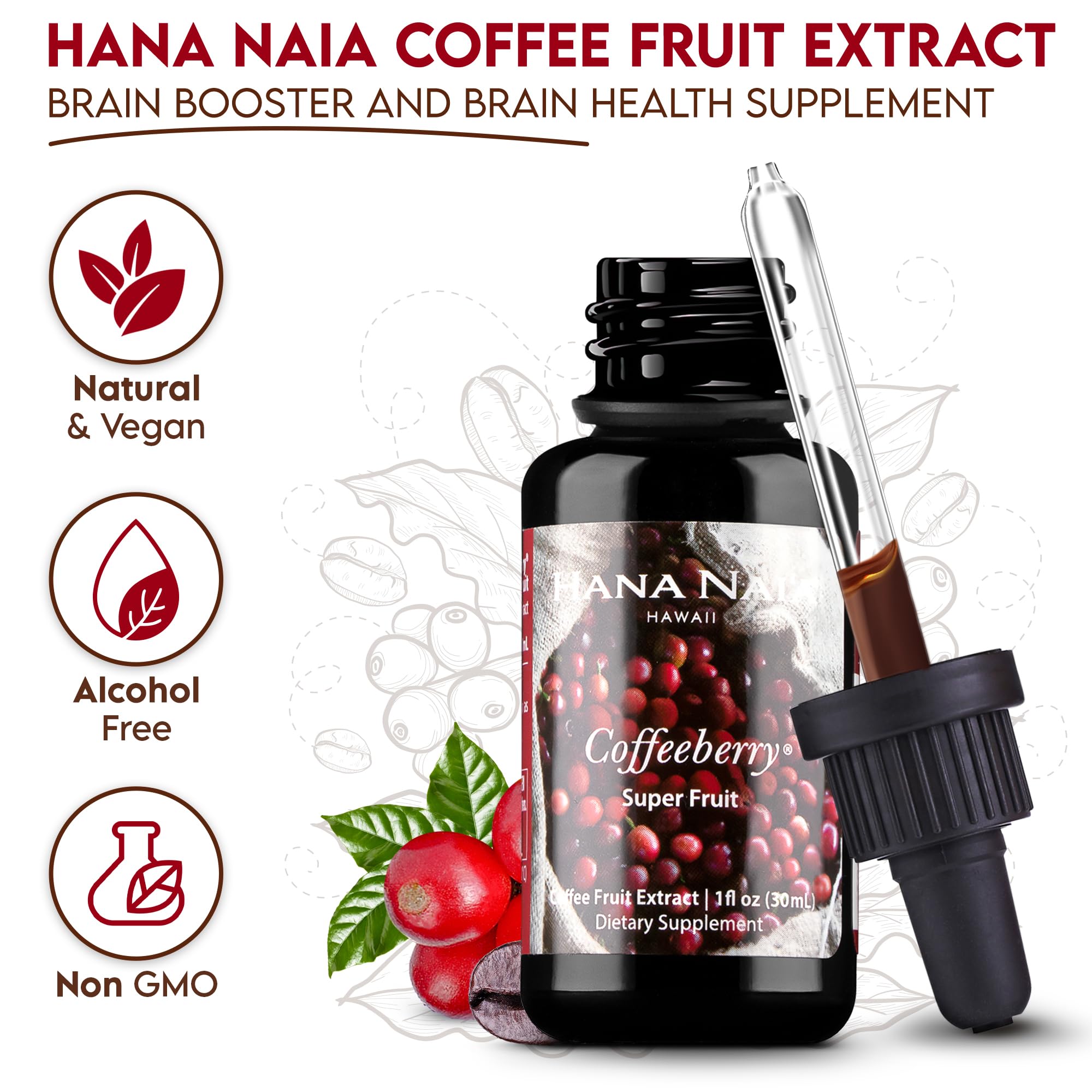 Mua Hana Naia Coffeeberry: Whole Coffee Fruit Extract Supplement, 60 ...