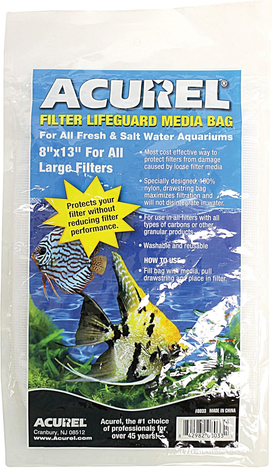 Amazon.com: Loving Pets Acurel Drawstring Lifeguard Filter Media Bags ...