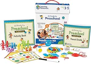Amazon.com: Learning Resources All Ready for Preschool Readiness Kit ...