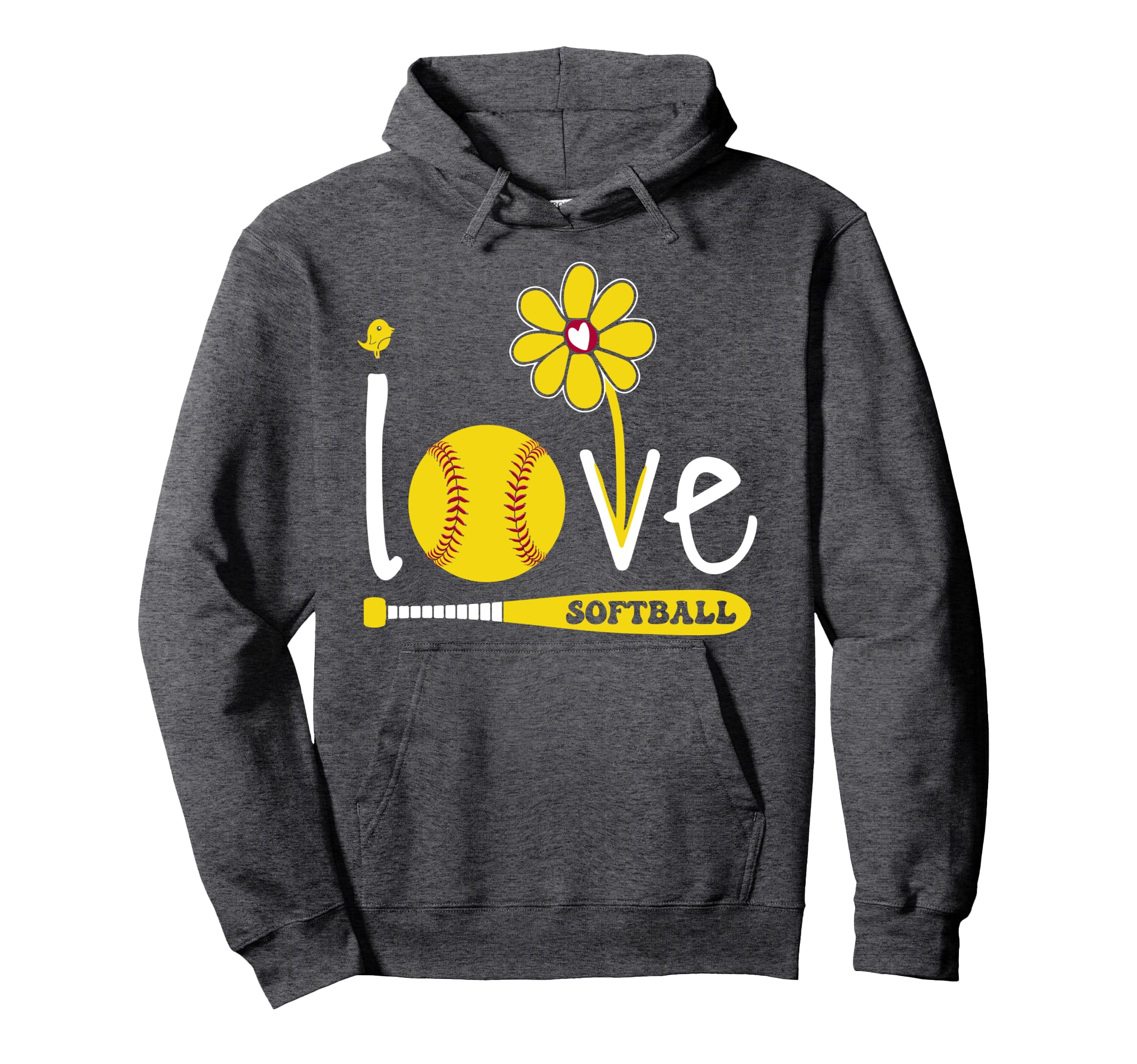 Women Softball-Shirt Girls I Love Softball Teen Girl Pullover Hoodie ...
