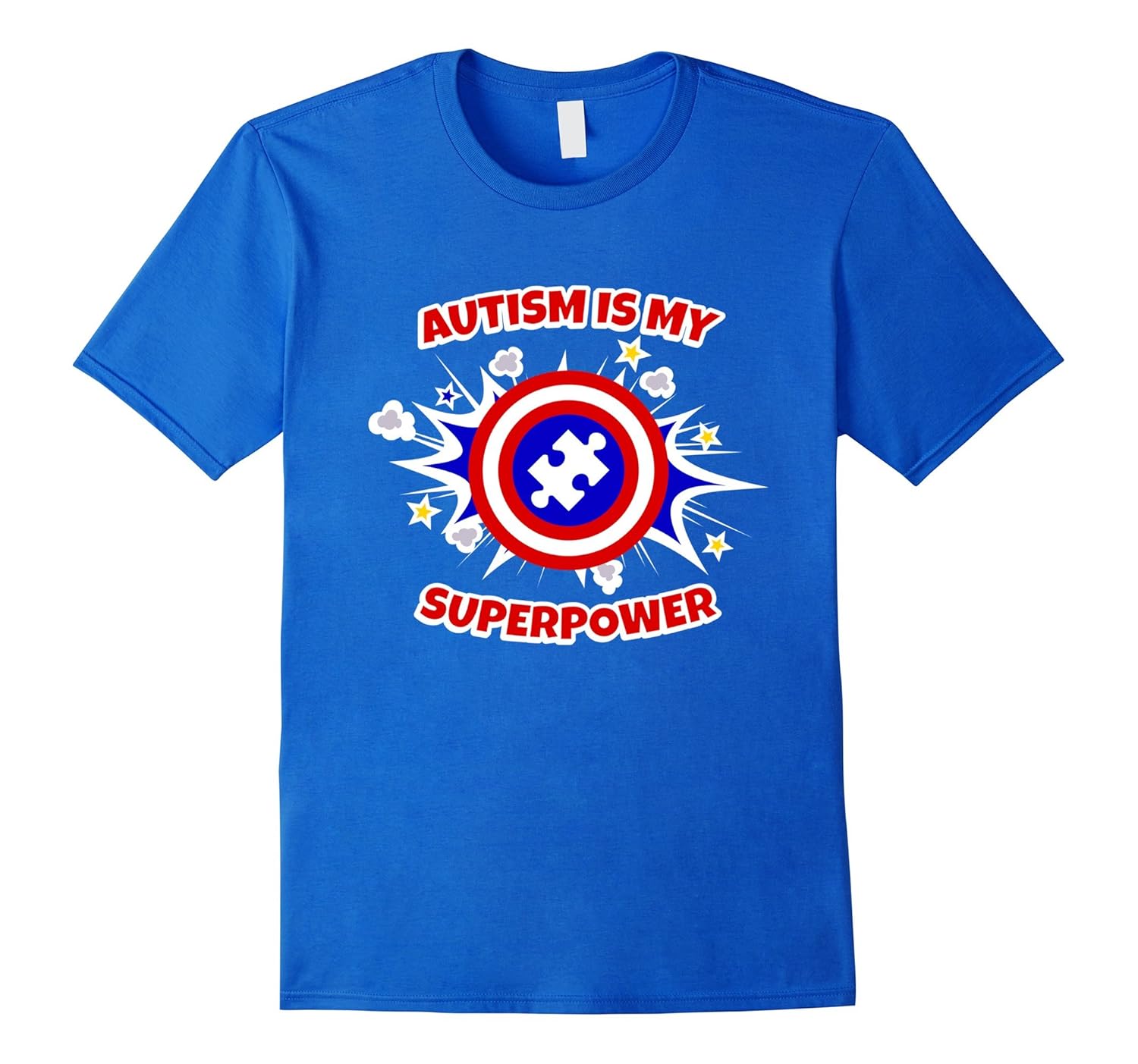 Autism Is My Superpower Awareness ASD Tee Vision T-Shirt-TD – Teedep