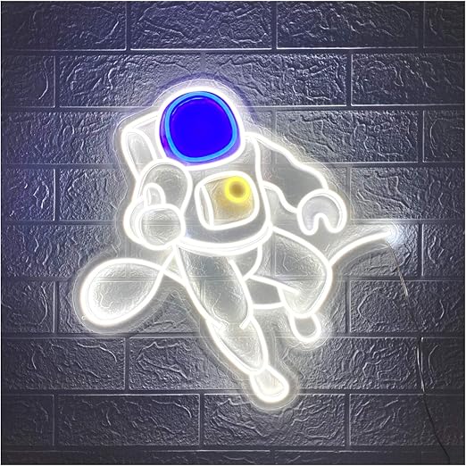 Amazon.com: Astronaut LED Neon Sign Lights Kids Room Night Lights: Home ...