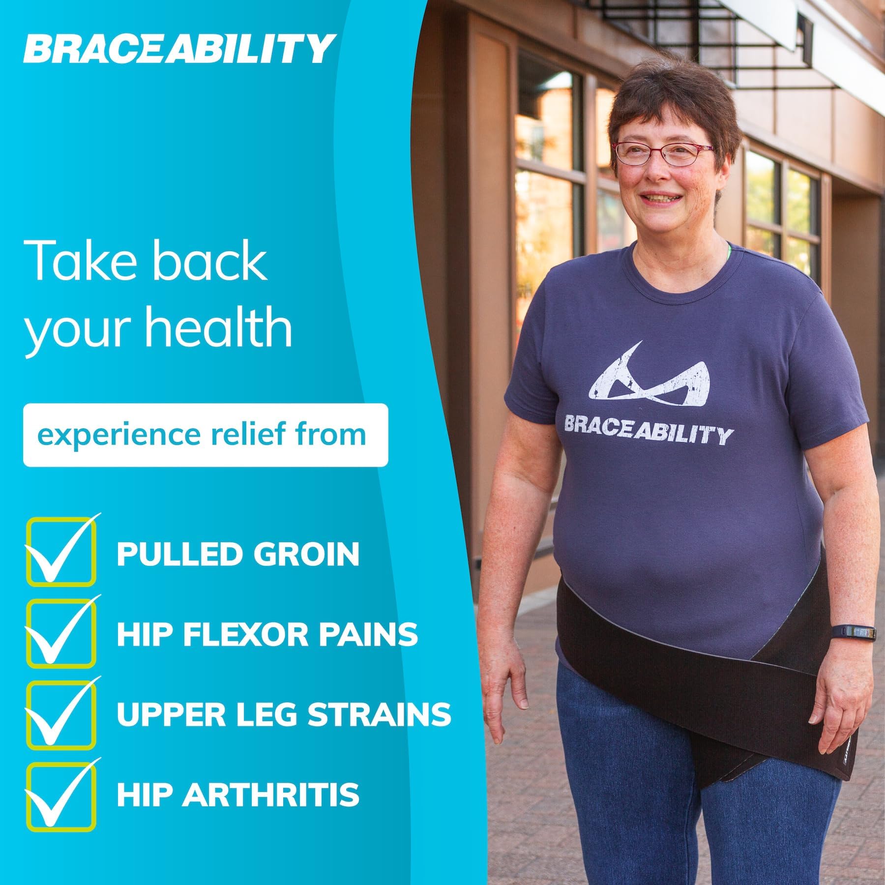 Mua BraceAbility Hip Support Groin Brace - Hamstring Compression Wrap ...