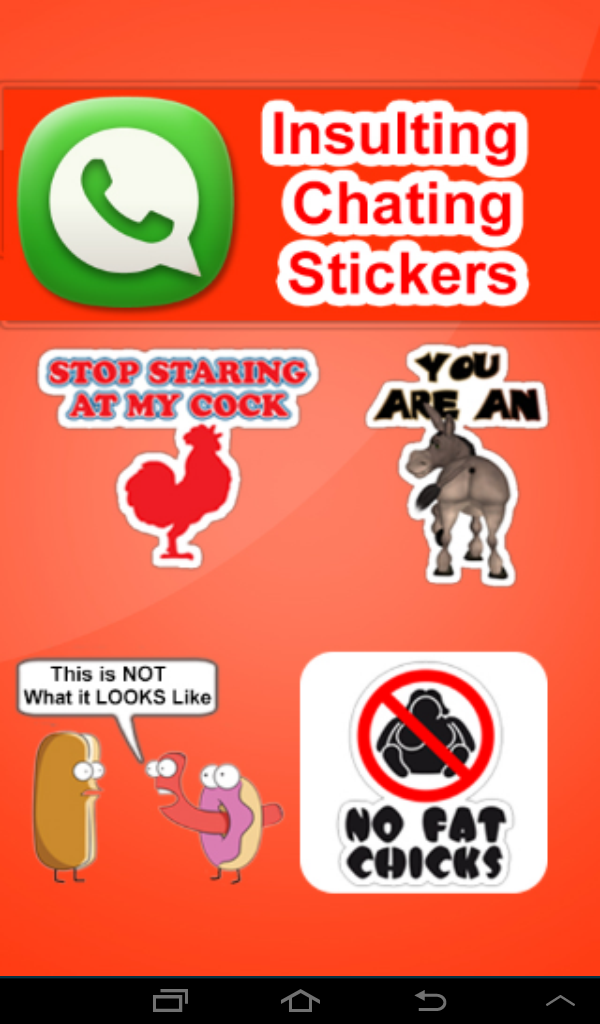 Insulting Chatting Stickers:Amazon.com:Appstore for Android