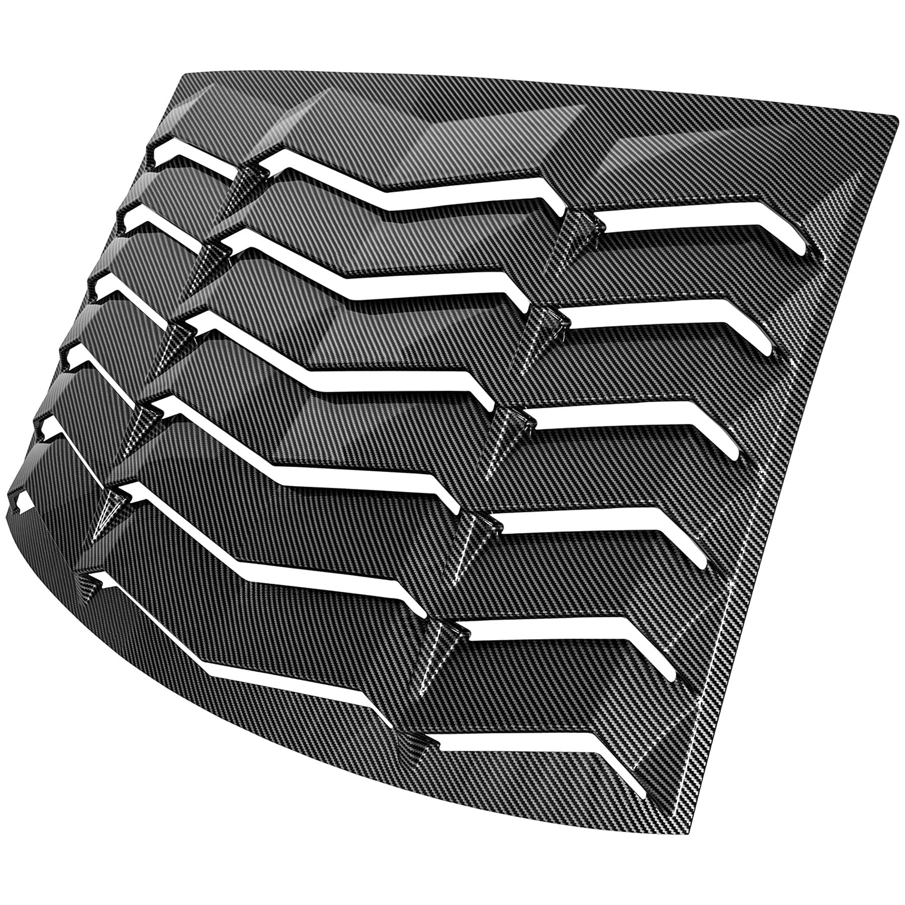 Mua LE-JX Carbon Fiber Print Rear Window Louver Cover, Lambo Style ...
