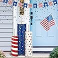 Amazon.com : Meonum 3 Pcs Wooden Patriotic Porch Sign Independence Day ...