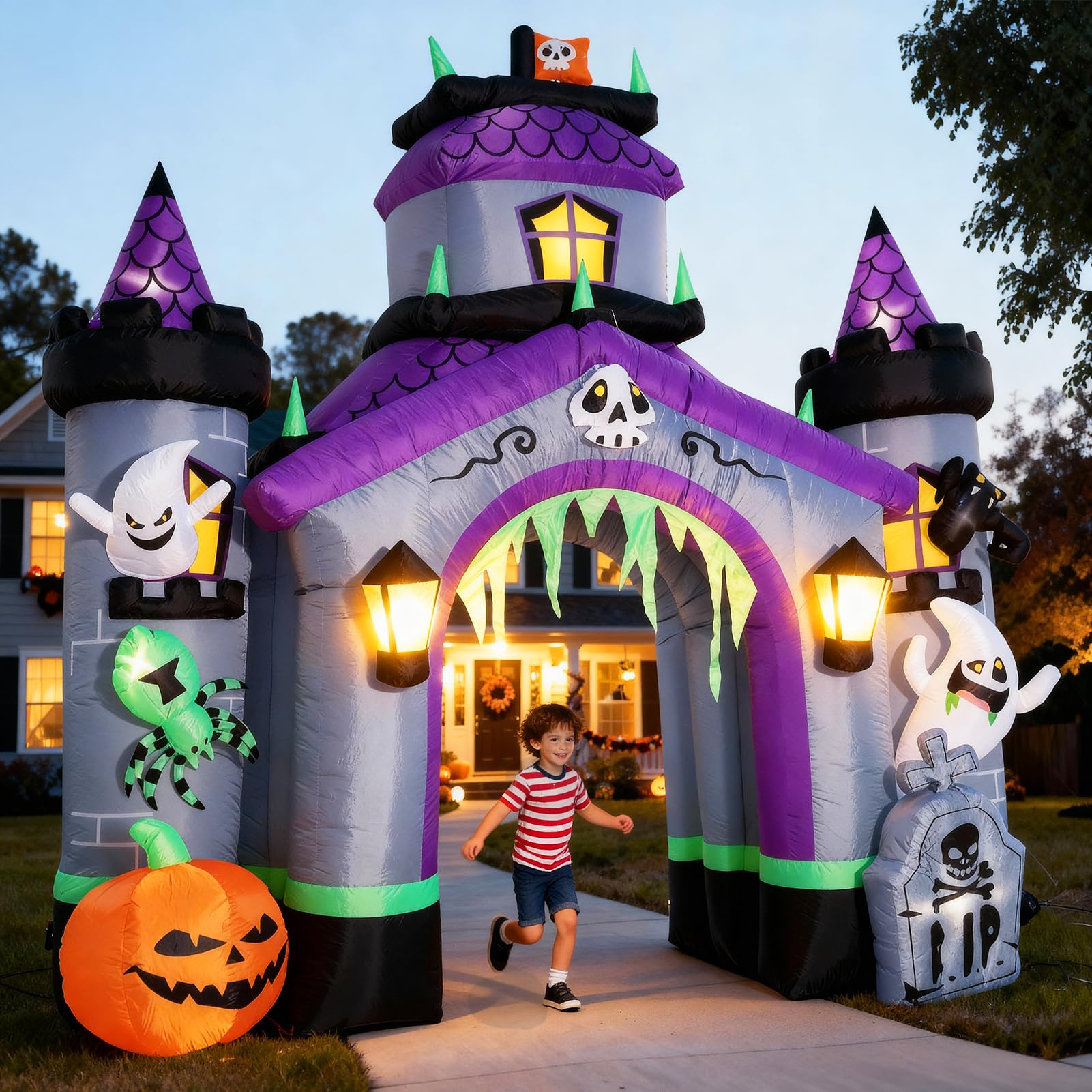 Inspiring Haunted House Blow Up Images