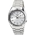 Amazon.com: SEIKO Men's SNXS73K 5 Stainless Steel Siver Dial Watch ...