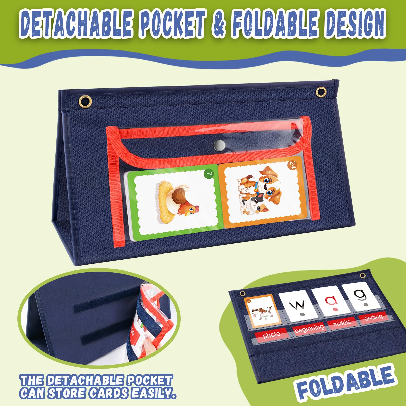 Mua CVC Word Games Building Pocket Chart, Phonics Games Phonics Flash ...