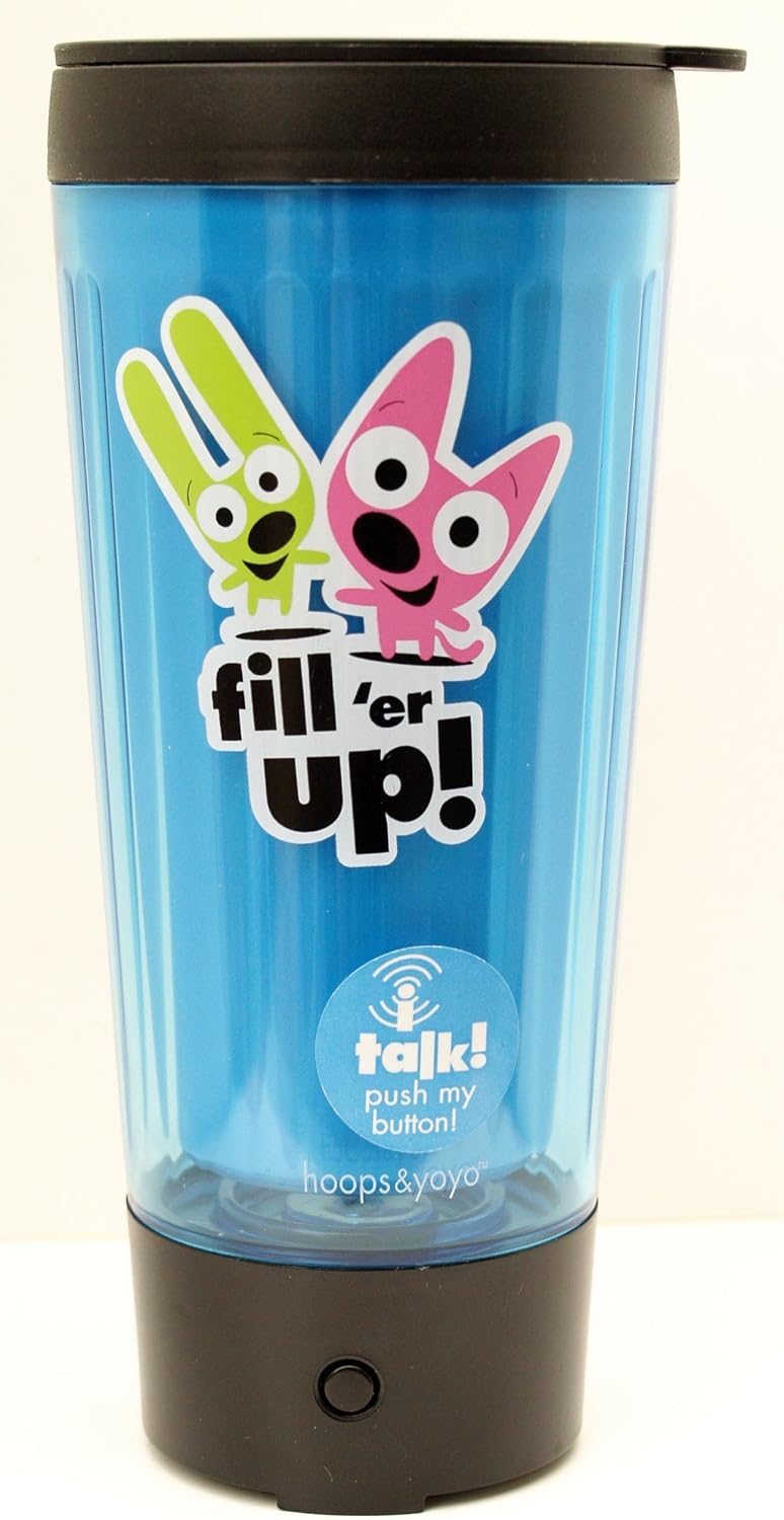 Amazon.com: Hoops & Yoyo "fill 'er up!" Talking Travel Mug: Kitchen ...