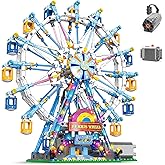 Amazon.com: 2023 New Rotating Ferris Wheel Building Blocks Set Toy with ...