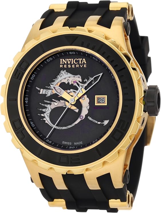 Amazon.com: Invicta Men's 0512 Reserve Automatic Black Dragon Dial ...