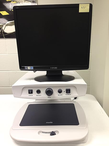 Amazon.com : Enhanced Vision Merlin Base Video Magnifier + 19" Flat ...