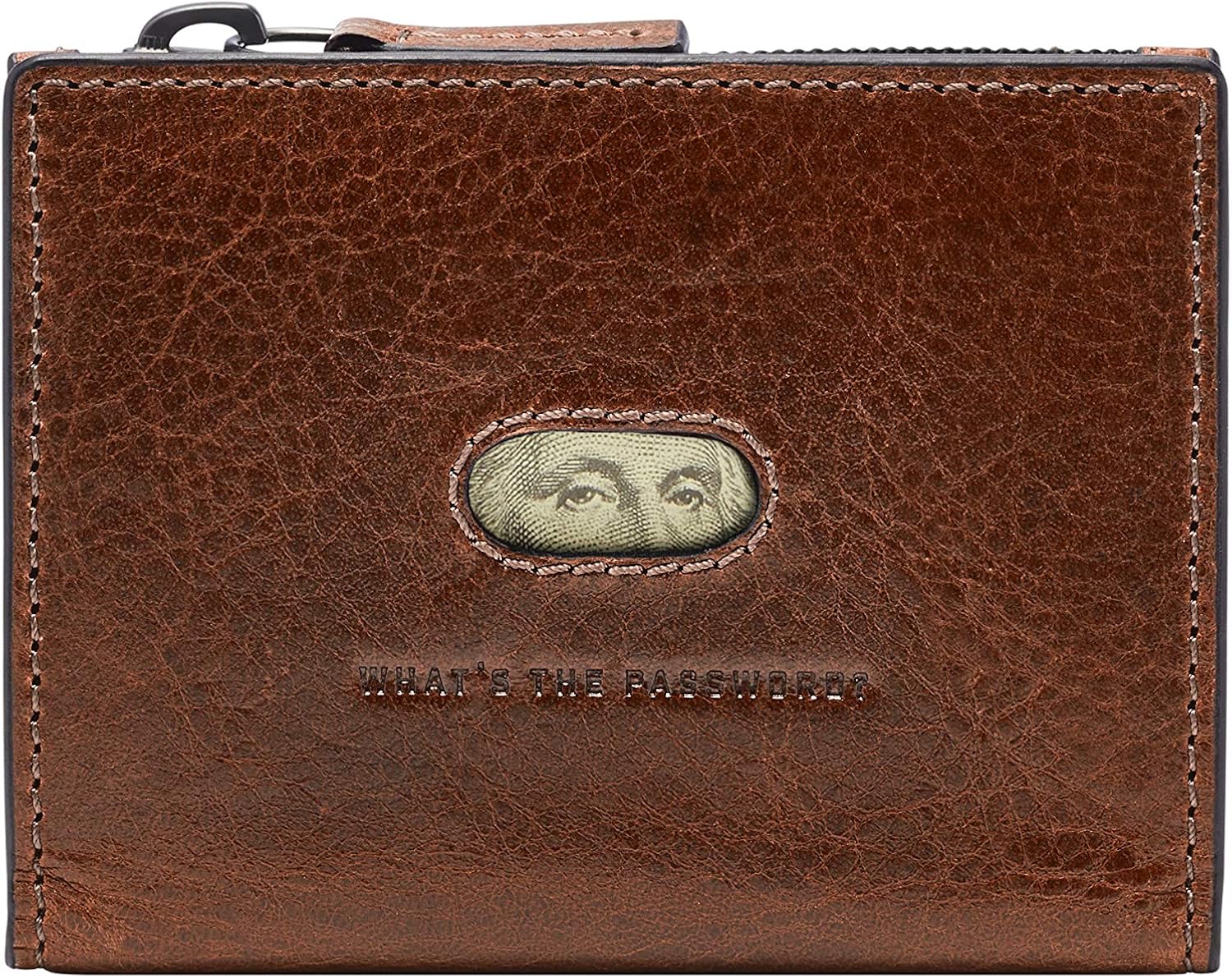 Amazon.com: Fossil Men's Andrew Card Zip Case Wallet, Cognac: Shoes