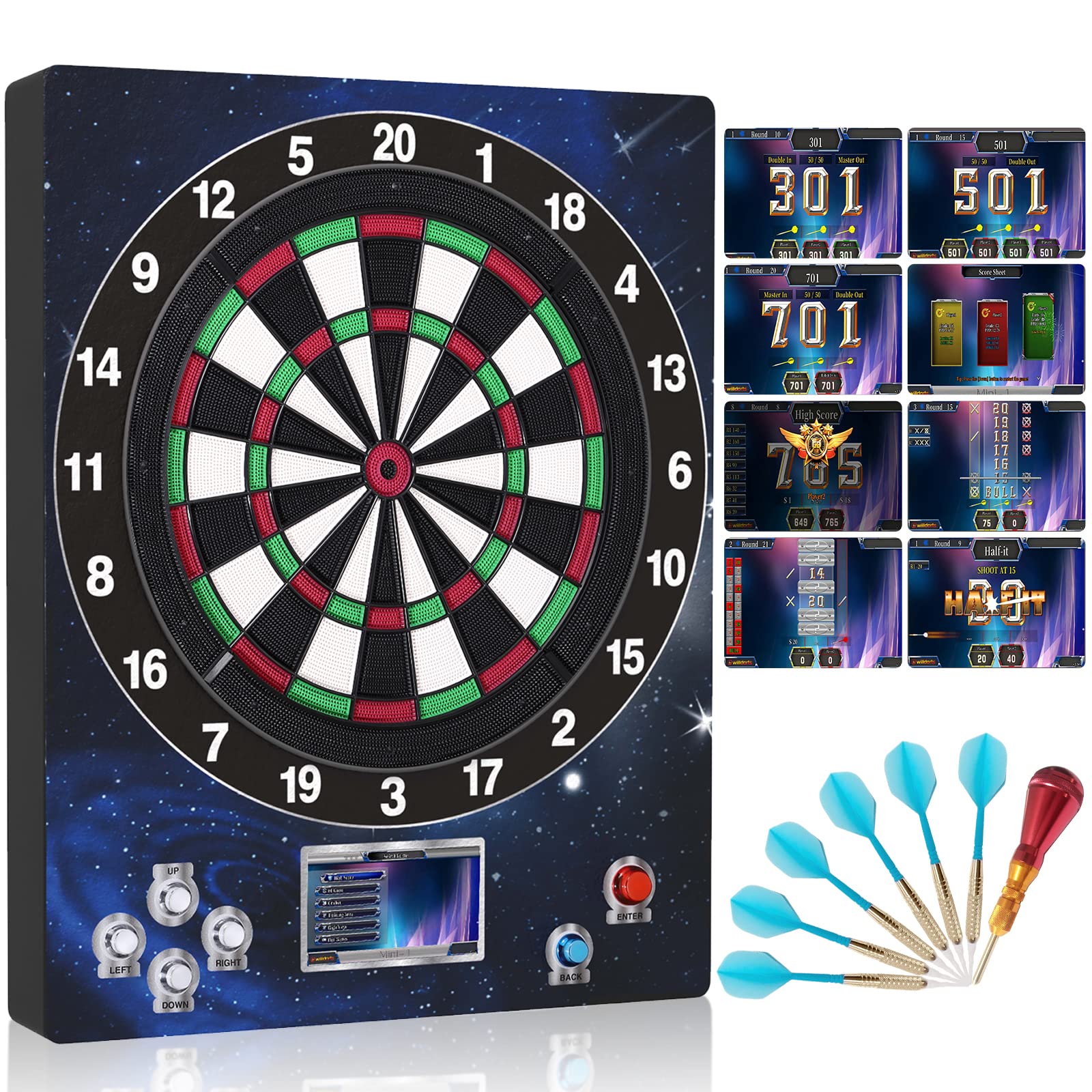 Mua Willdarts Mini1 Electronic Dart Board Set Soft Tip Wall-Mount ...