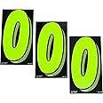 Amazon.com: EZ Line Vinyl Decals for Cars Chartreuse Large Number ...