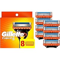 Amazon.com: Gillette Fusion5 Razor Refills for Men, 8 Razor Blade ...