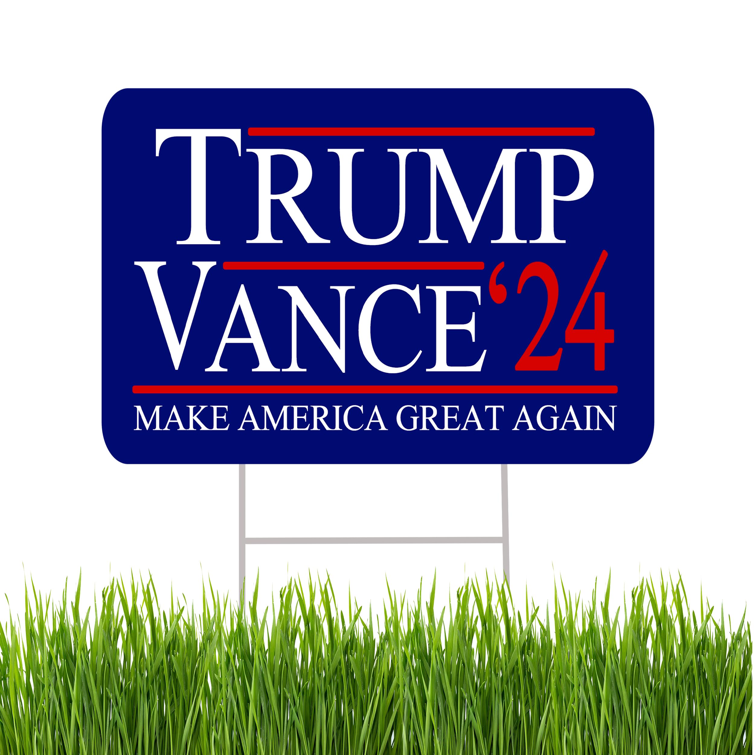 Rogue River Tactical Trump JD Vance 2024 Yard Sign With H Stake Double ...