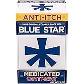 Amazon.com: Blue Star Anti-Itch Medicated Ointment 2 oz (Pack of 3 ...