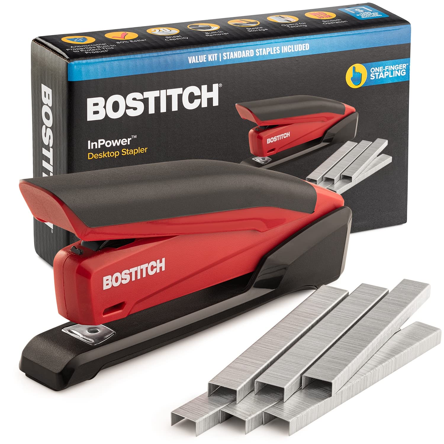 Mua Bostitch Stapler with 1260 Staples - InPower Red Spring Powered ...