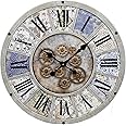Amazon.com: Pyhoobor Unique Moving Gear Large Wall Clock 21inch-Battery ...