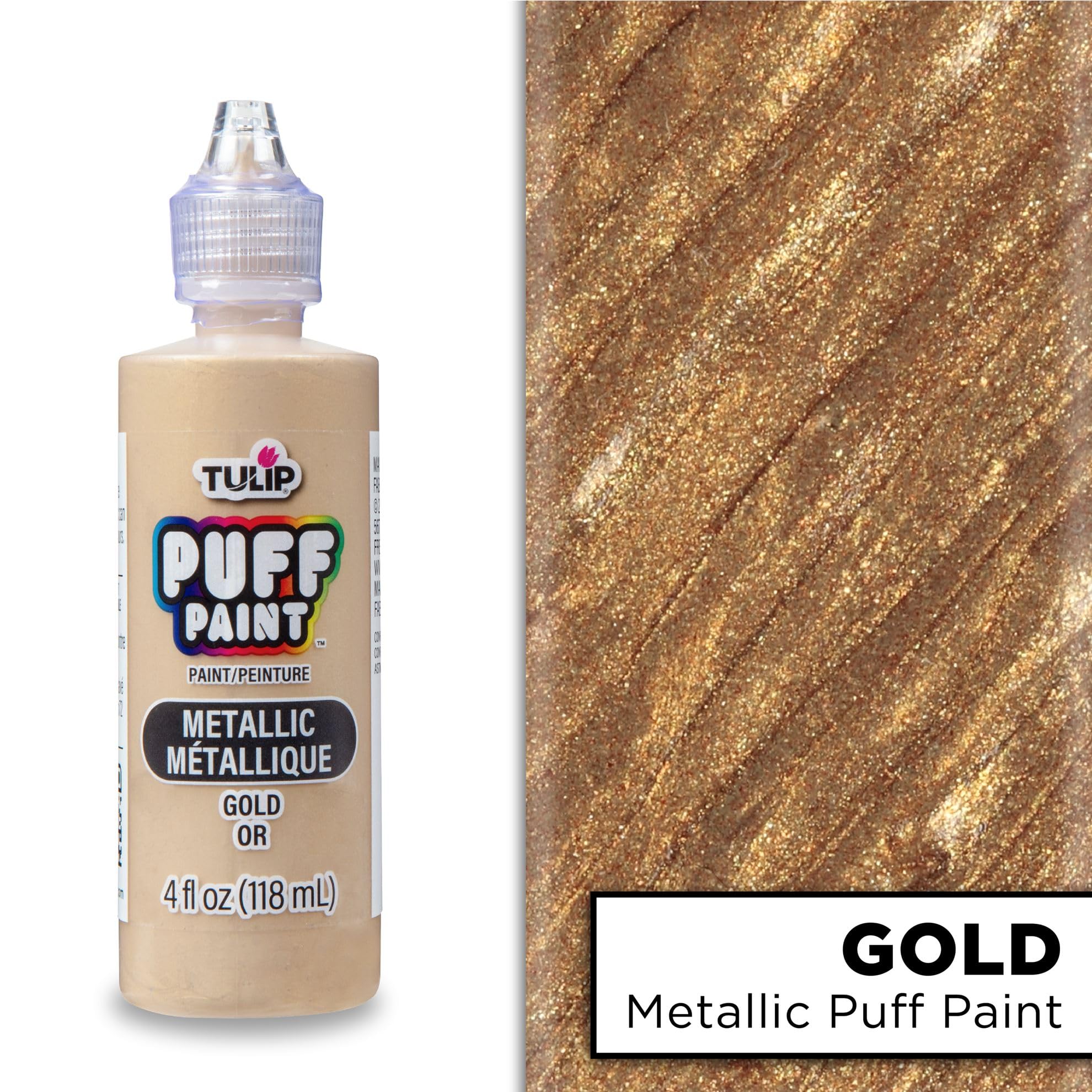 Mua Tulip Puff Fabric Paint Metallic Finish, Permanent Craft Paint for ...