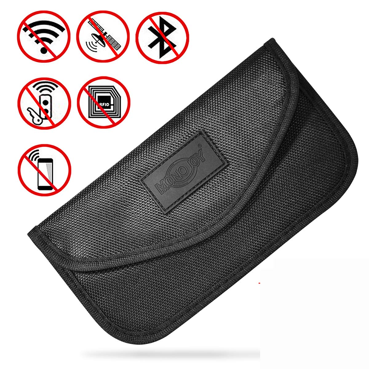Buy Car Key Signal Blocker Case, MONOJOY Signal Blocking Pouch Bag RFID ...
