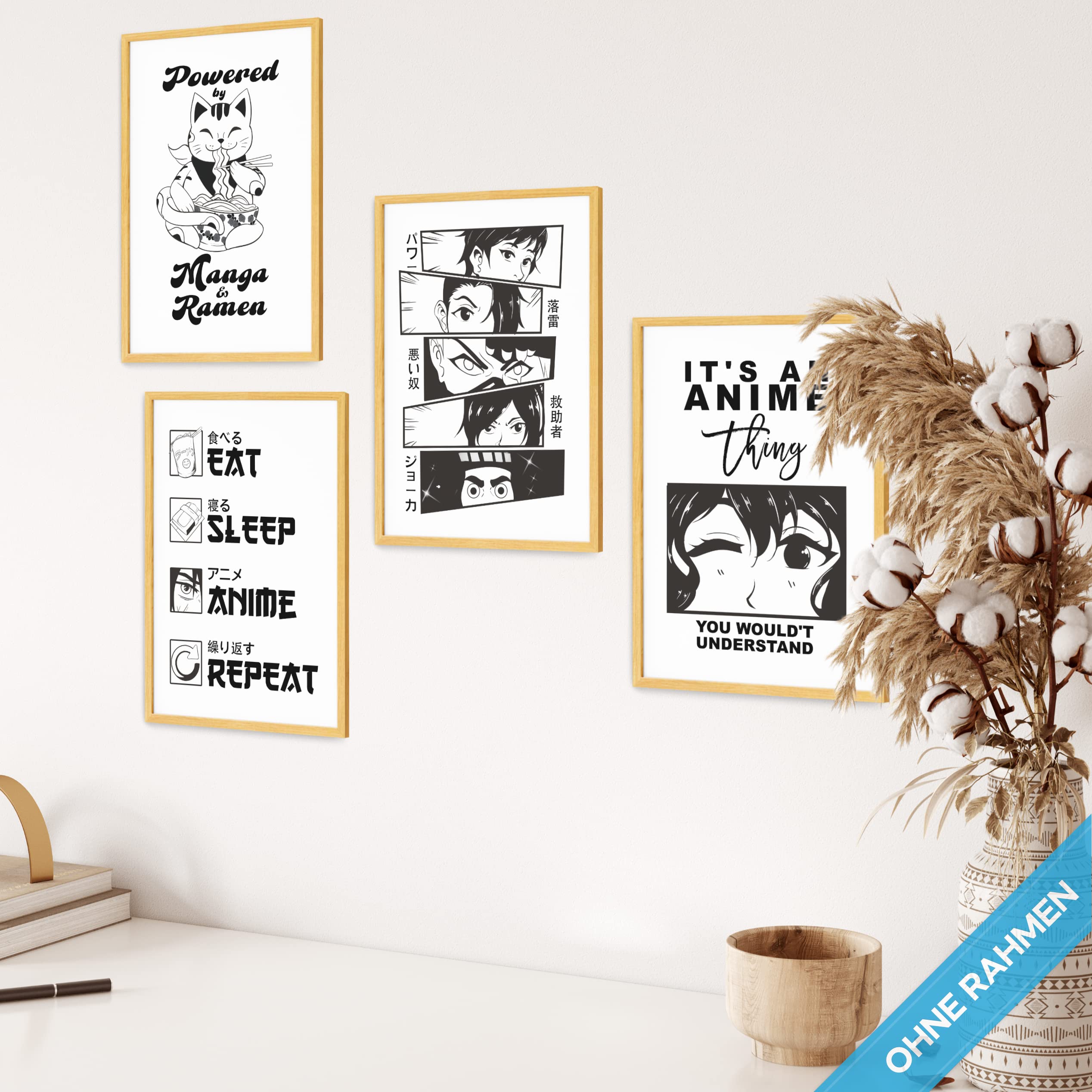Mua mojoliving Anime Poster Set, Anime Picture Set for Manga Wall, Cool ...