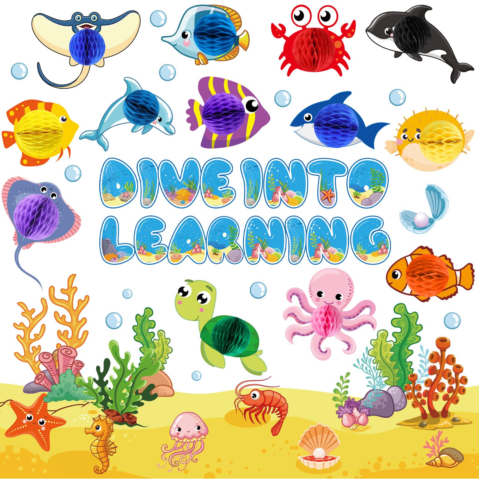 Mua Back to School Ocean Bulletin Board Classroom Decorations Under The ...