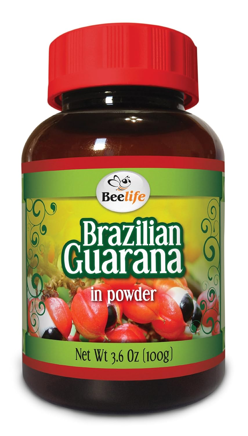 Amazon.com: 5 Pack - Brazilian Guarana Powder - 3.6 Oz (100gr) - 1.1Lb ...