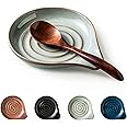 Amazon.com: Ceramic Spoon Rest for Stove Top, Large Spoon Holder for ...