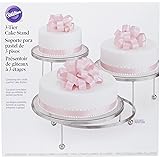 Amazon.com | Wilton 3-Tier Round Floating Cake and Cupcake Stand: Cake ...