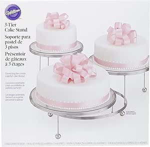 Amazon.com | Wilton Cakes 'N More 3-Tier Cupcake and Cake Stand Display ...